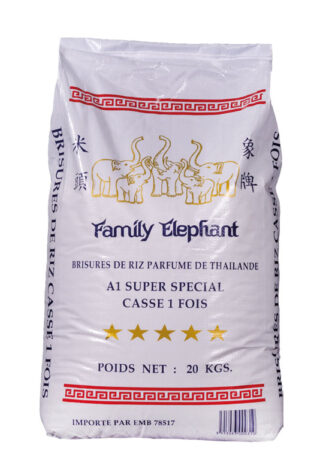 Brisures de Riz - Cassé 2 fois - Thaïlande - 20kg - Michel Côme