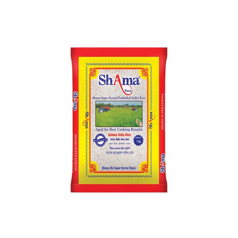 Riz Long Basmati Étuvé Super Kernal - SHAMA - 1kg - Michel Côme